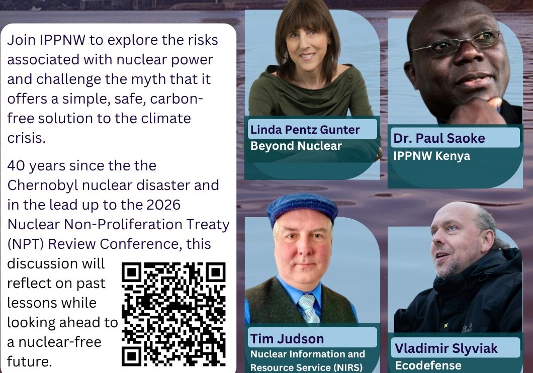 Webinar: Doing harm - Nuclear power risks - Beyond Nuclear